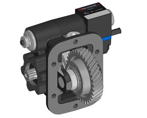 Hino RE61 Side Mounted PTO with 3-Bolt UNI Output - Electric Actuation ...